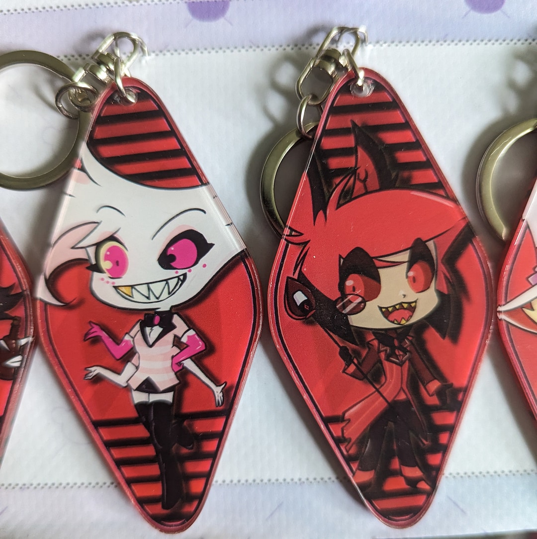 Hazbin Happy Hell Hotel Keychains - Etsy