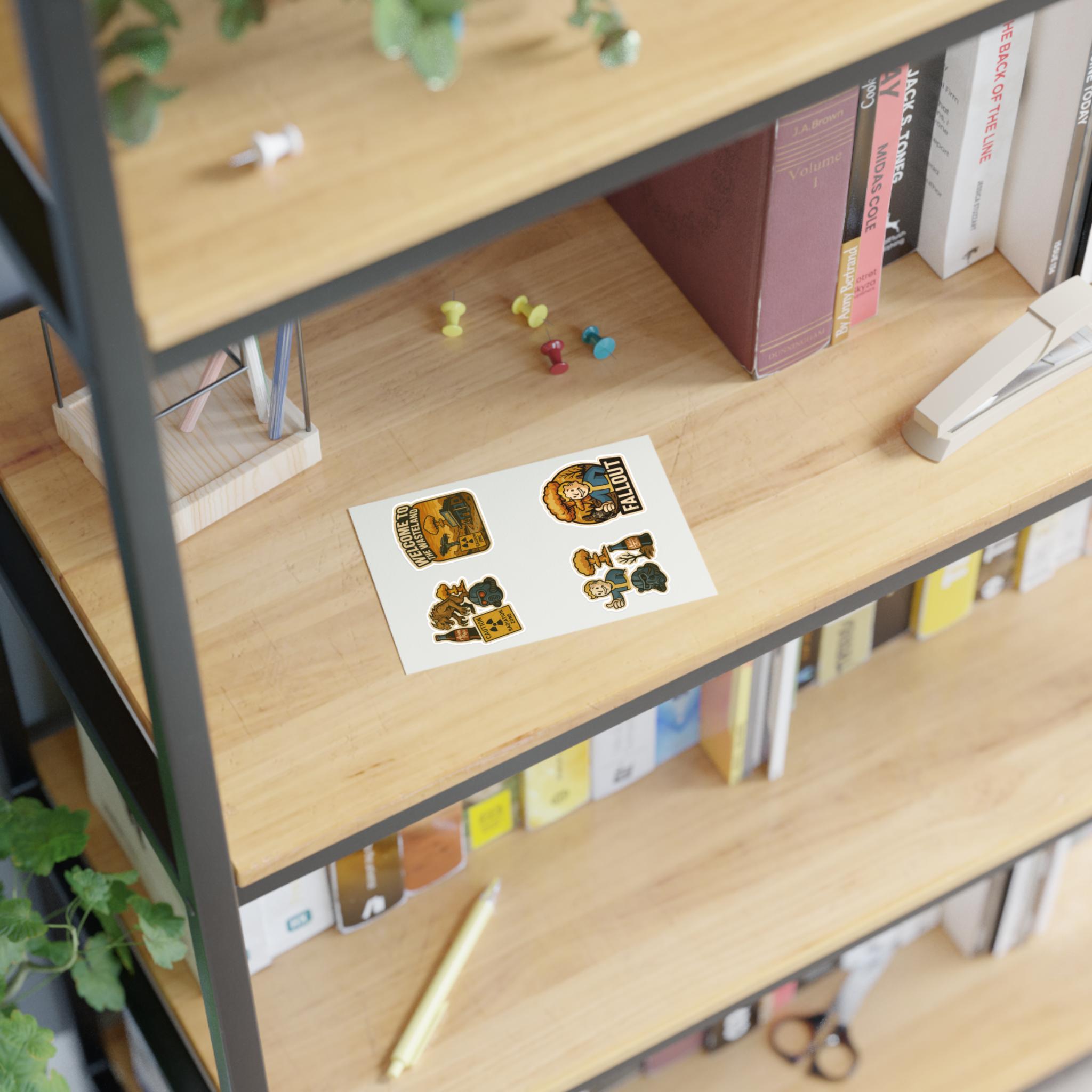 Fallout Adventure Sticker Sheets | Retro Gaming Stickers for Decor ...