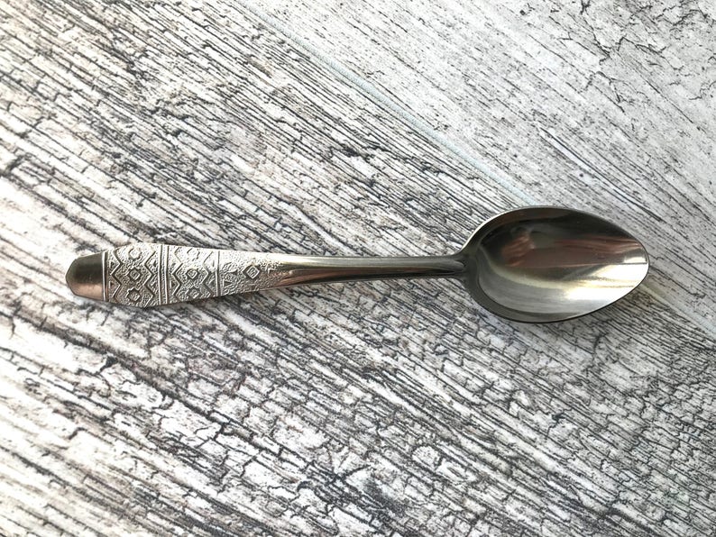 Dessert Spoons Soviet Dessert Spoons Vintage Dessert Spoons Teaspoons ...