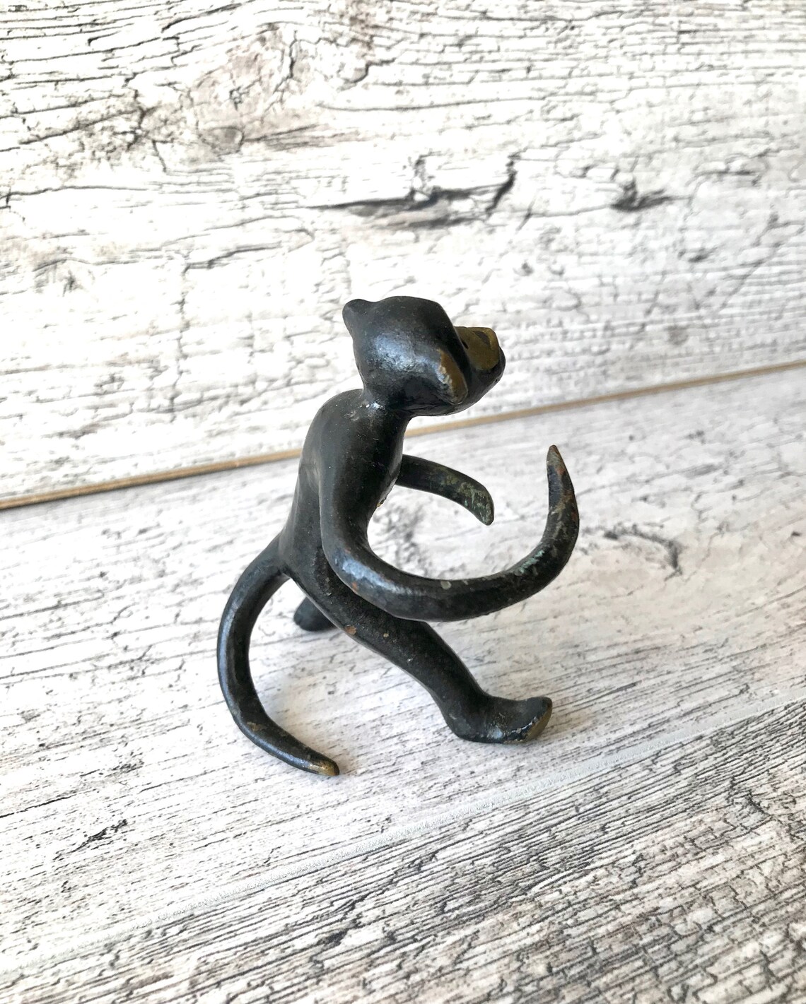 Monkey Figurine Monkey Statuette Vintage Monkey Statuette - Etsy