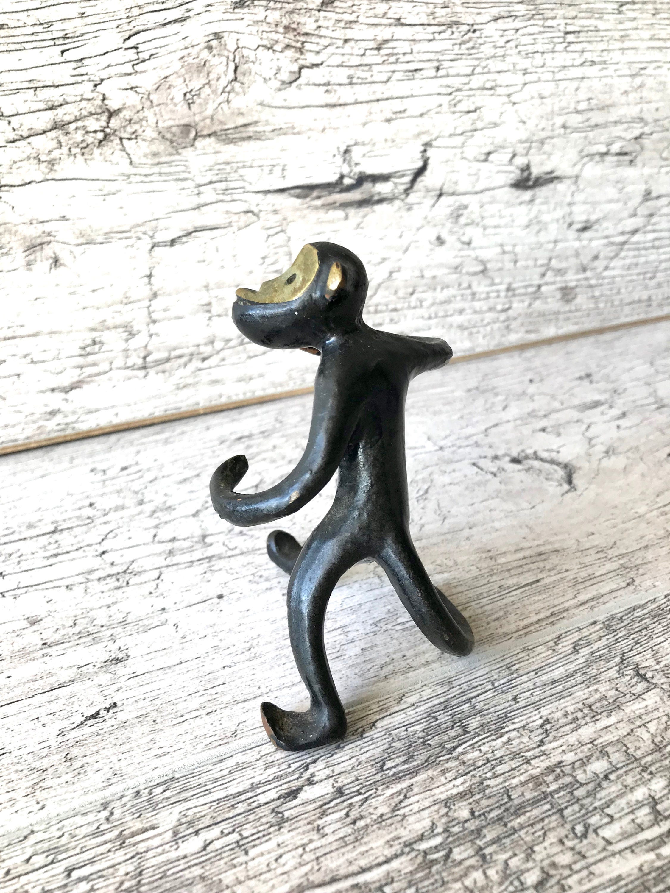 Monkey Figurine Monkey Statuette Vintage Monkey Statuette - Etsy