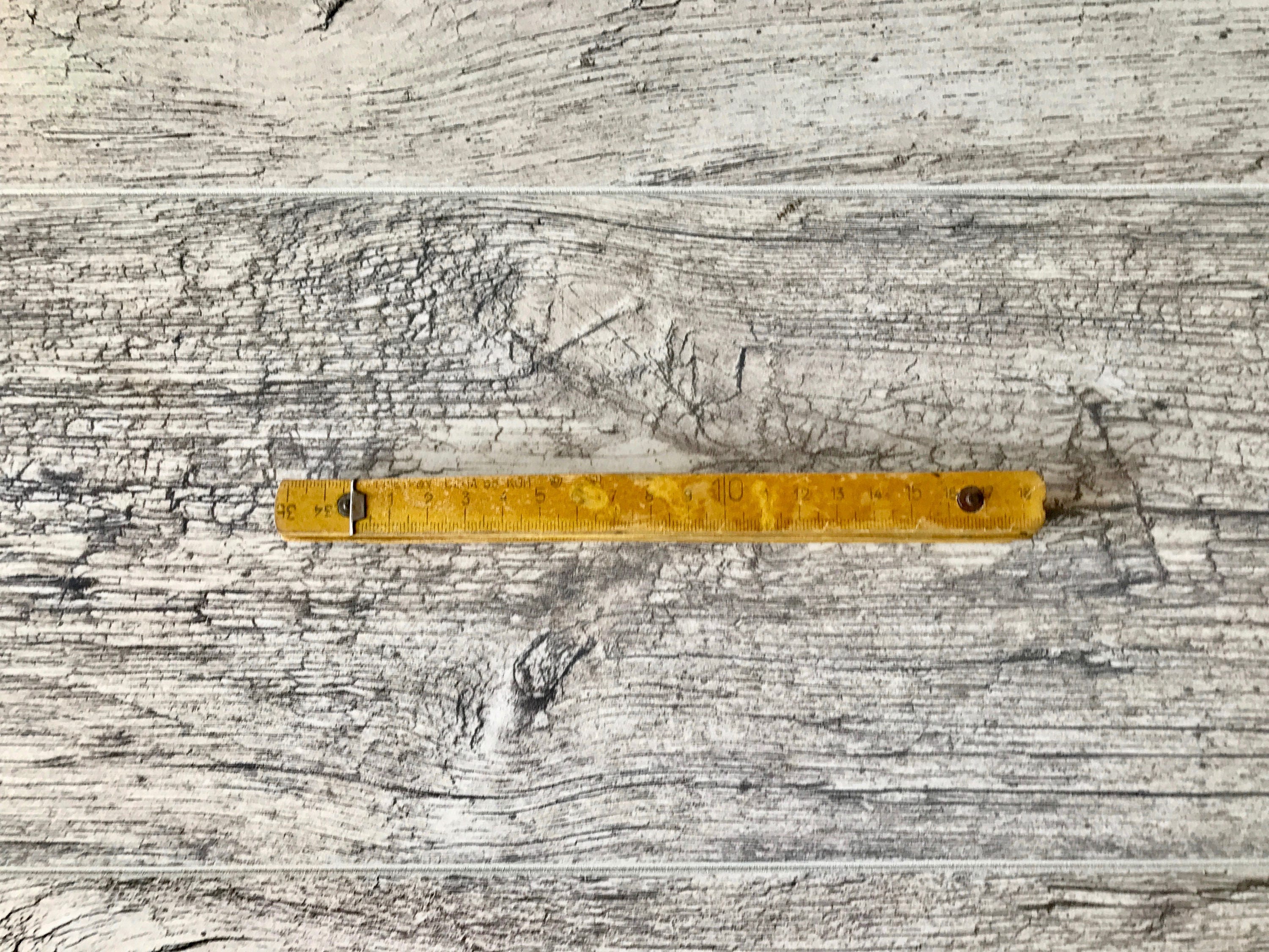 Folding Ruler Soviet Wooden Meter Wooden Folding Ruler Vintage Wooden ...