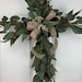 Easter Wreath for Front Door Cross Wreath Eucalyptus and - Etsy