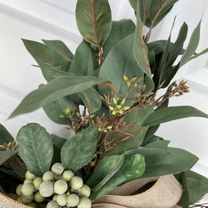 Easter Wreath for Front Door, Cross Wreath, Eucalyptus and Berry Cross Door Hanger - Etsy