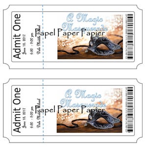 Magic Masquerade - School Dance/prom Invitation/homecoming Invitation ...