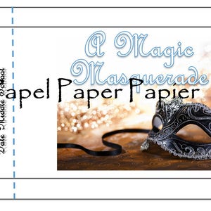 Magic Masquerade - School Dance/prom Invitation/homecoming Invitation ...