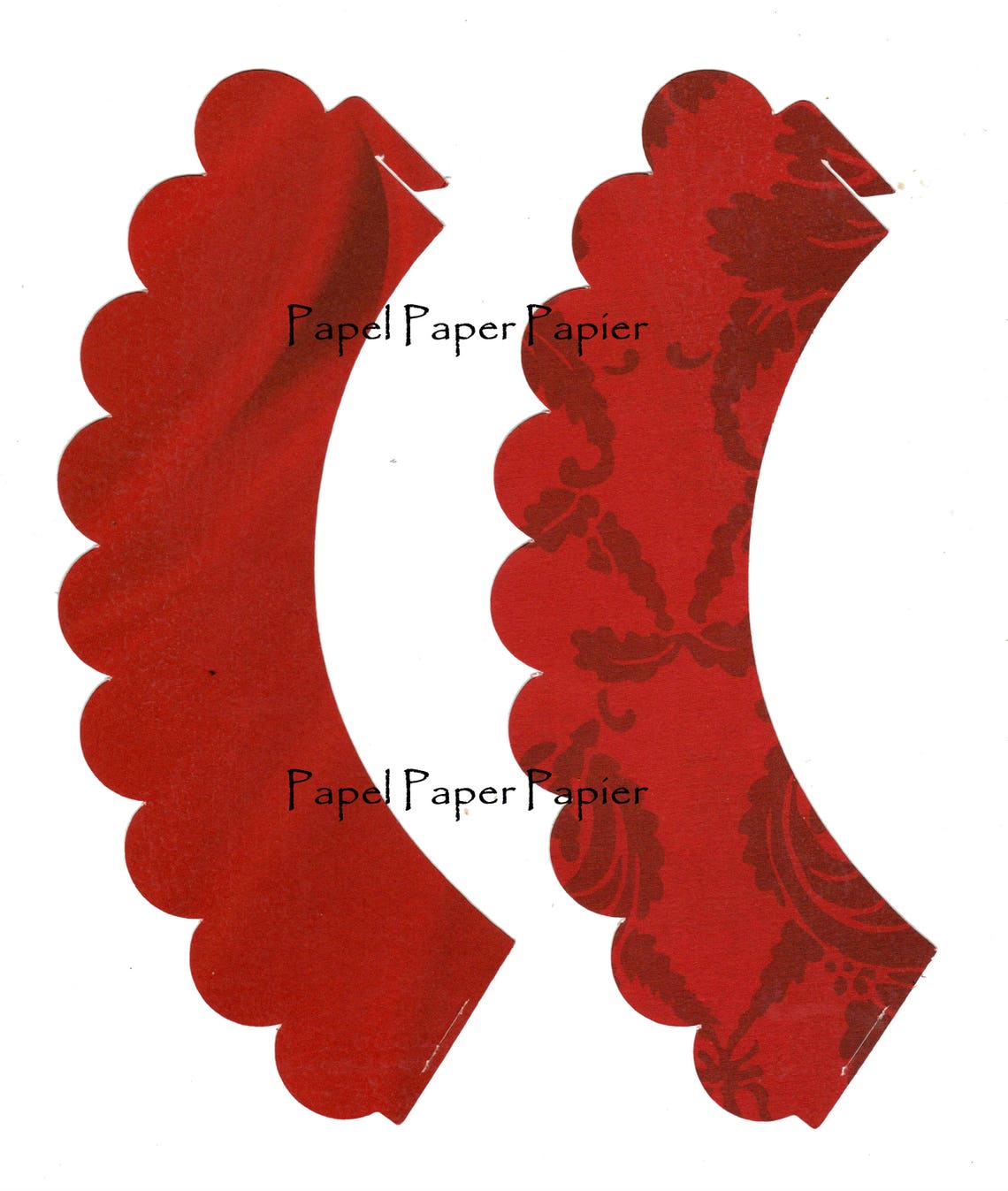 Set of Elegant Victorian Cupcake Wrappers - Digital Download - Etsy