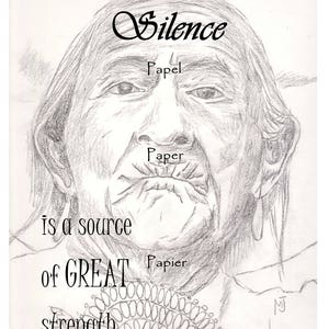 Inspirational Poster "silence...." - Digital Download - Etsy