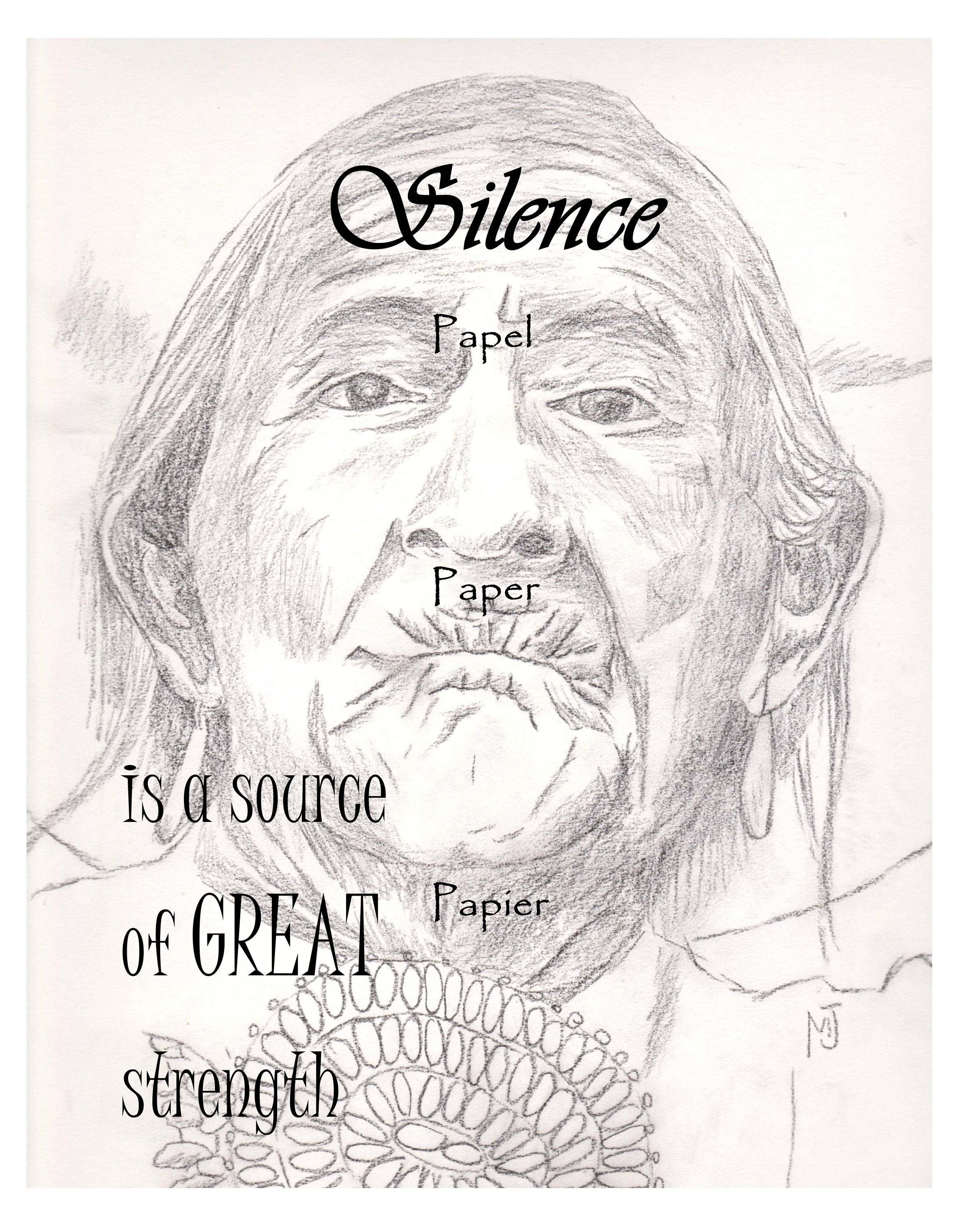 Inspirational Poster "silence...." - Digital Download - Etsy