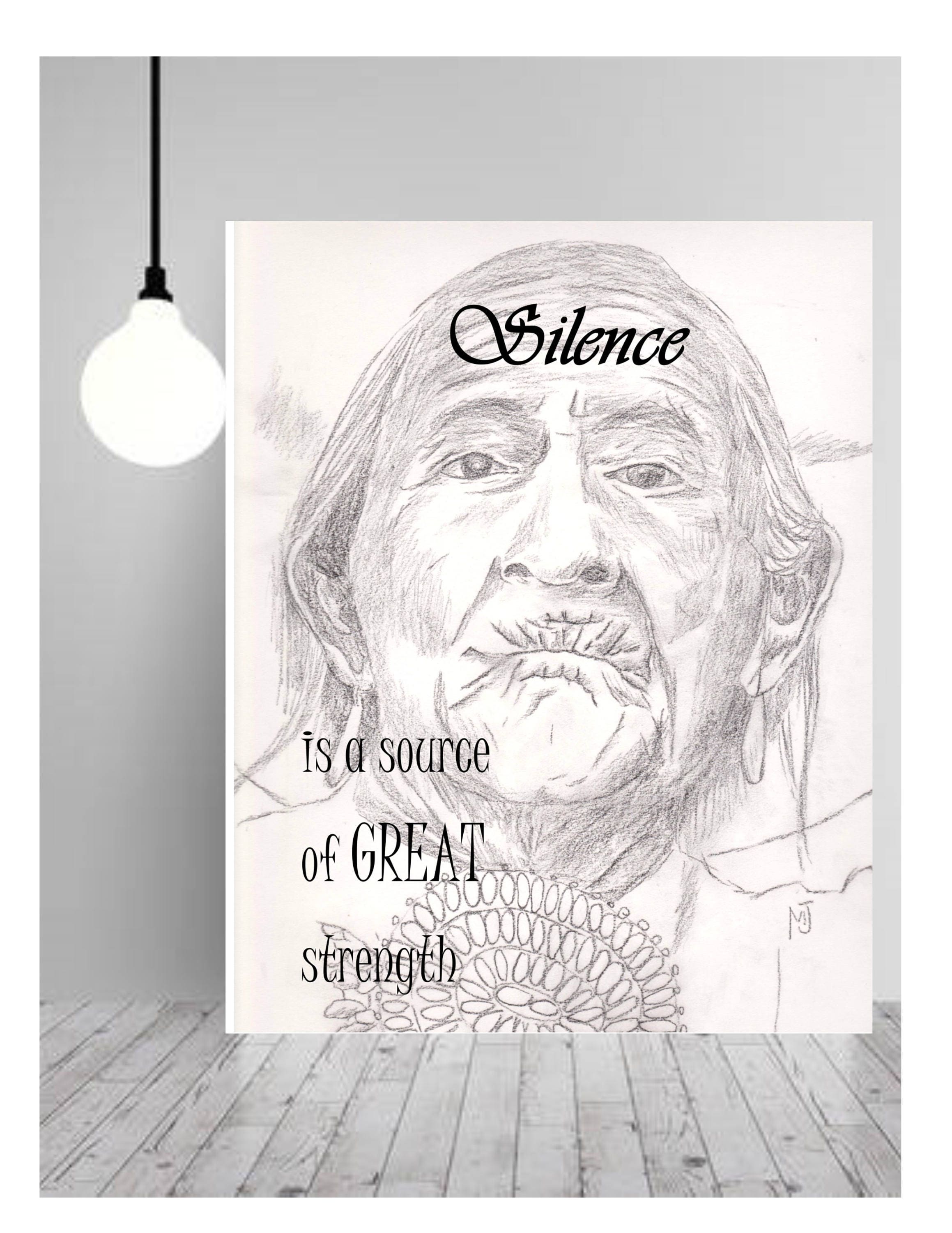 Inspirational Poster "silence...." - Digital Download - Etsy