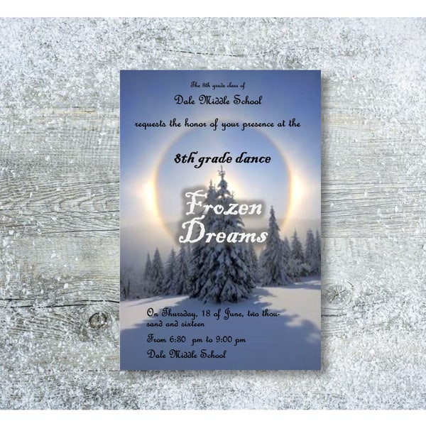 Frozen Dance Invitation - Etsy