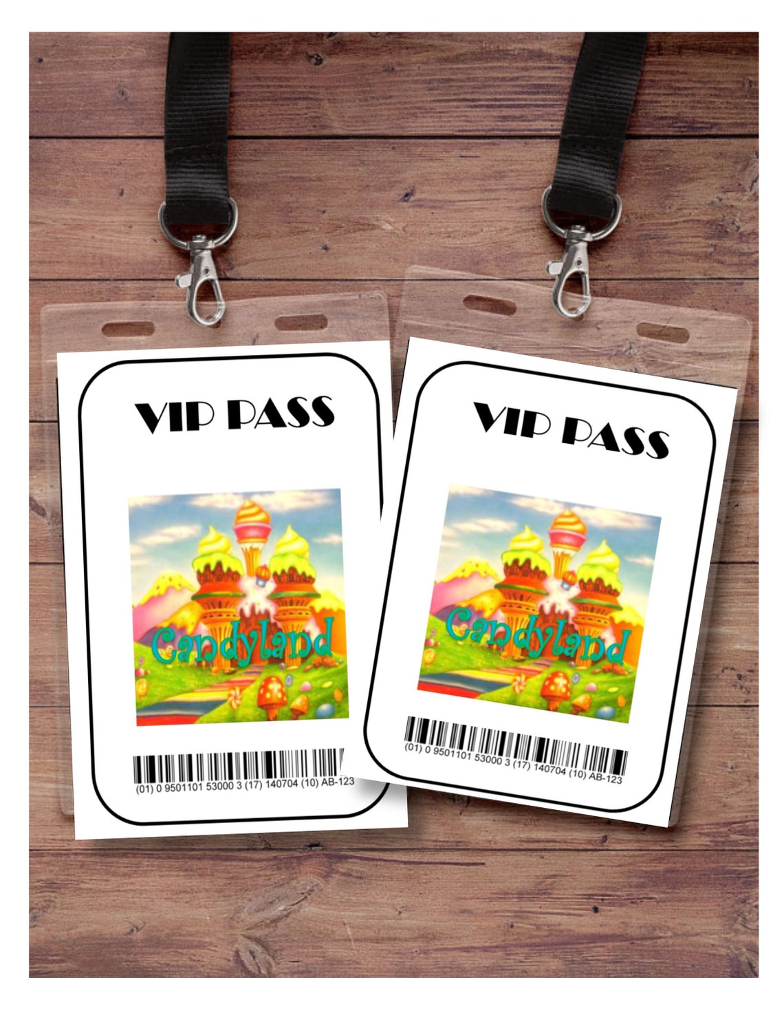 Candyland - VIP Pass for Dance Customizable - Printable Digital ...