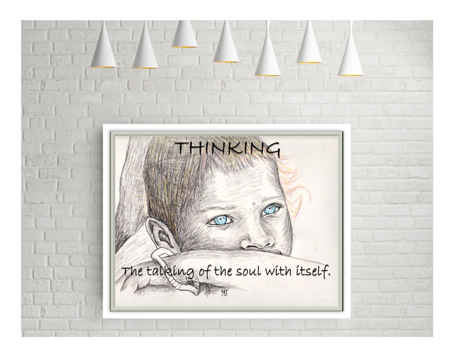 Inspirational Poster "thinking" - Digital Download - Etsy