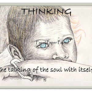 Inspirational Poster "thinking" - Digital Download - Etsy