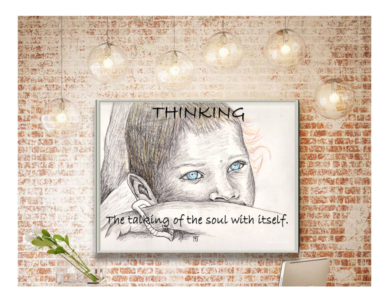 Inspirational Poster "thinking" - Digital Download - Etsy