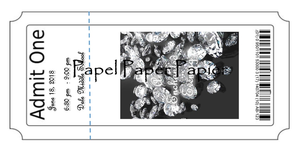 An Enchanted Evening- School Dance/prom-homecoming Invitation and ...