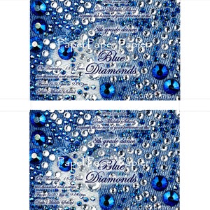 Diamonds and Denim- School Dance/prom-homecoming Invitation/card ...