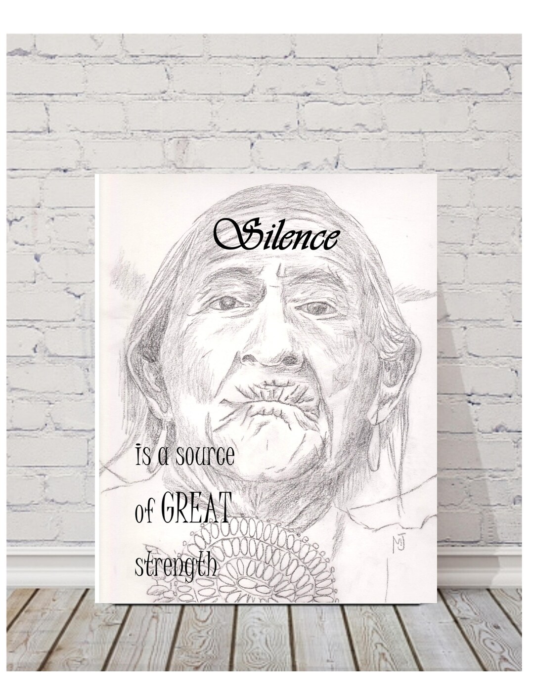 Inspirational Poster "silence...." - Digital Download - Etsy
