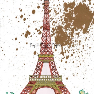 Eiffel Tower Design - Digital Download - Etsy