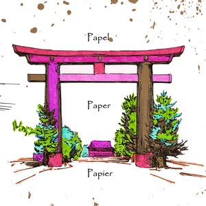 Chinese Gate Design - Digital Download - Etsy