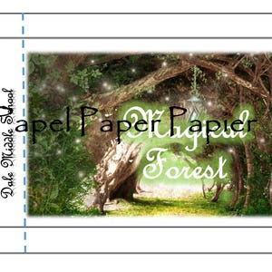 Magical Forest Ticket - School Dance/prom-homecoming Invitation/card ...