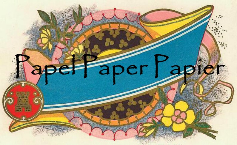 Vintage Blank Fancy Labels - Digital Download - Etsy