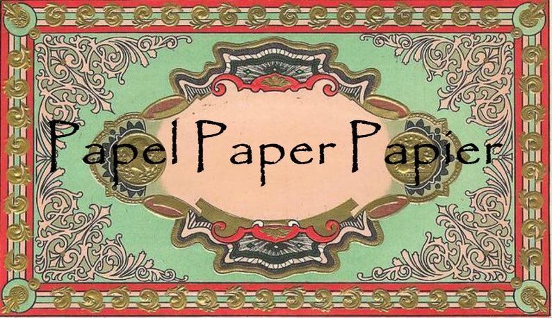 Vintage Blank Fancy Labels - Digital Download - Etsy