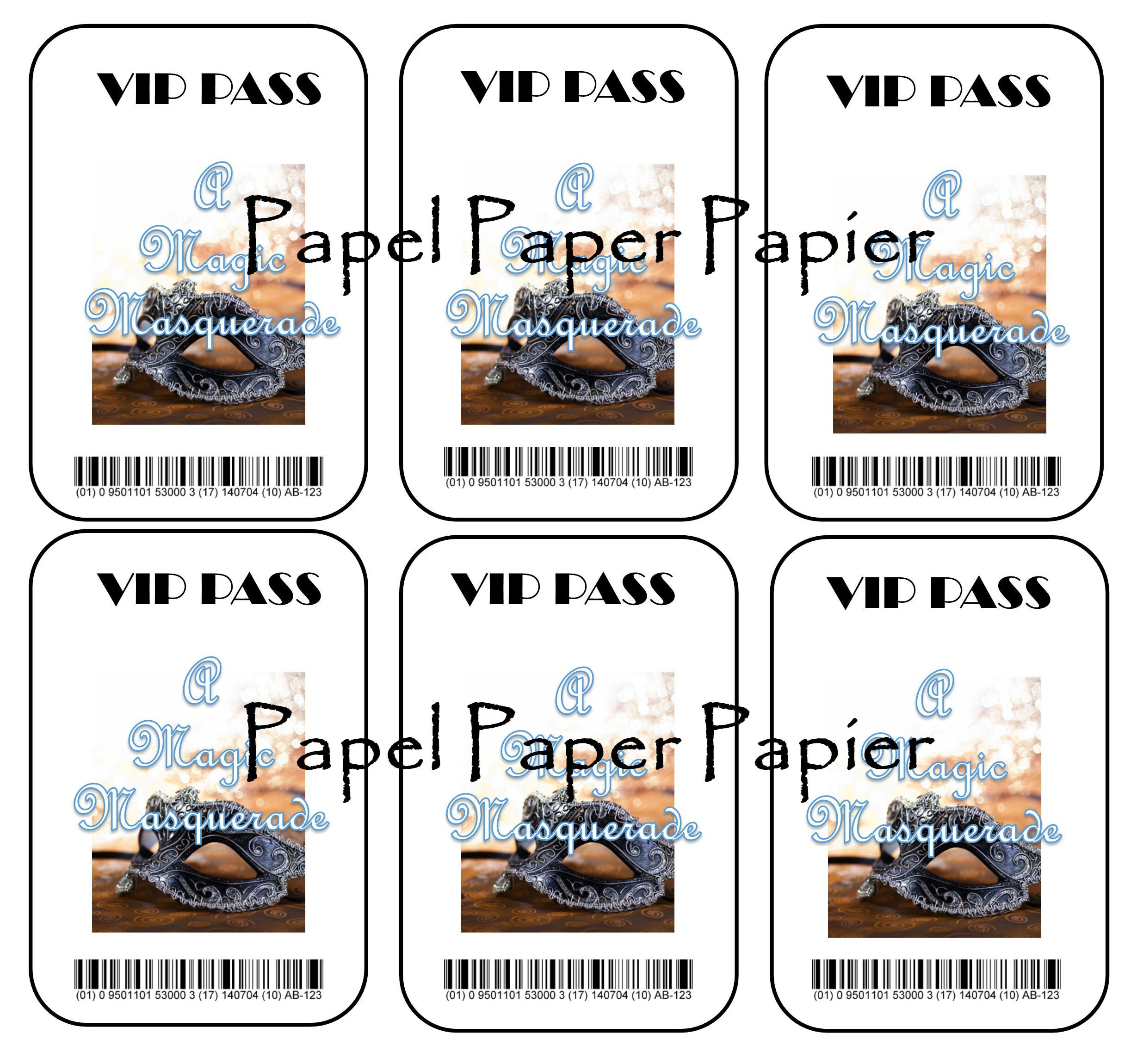 Magic Masquerade - School Dance/prom Invitation/homecoming Invitation ...