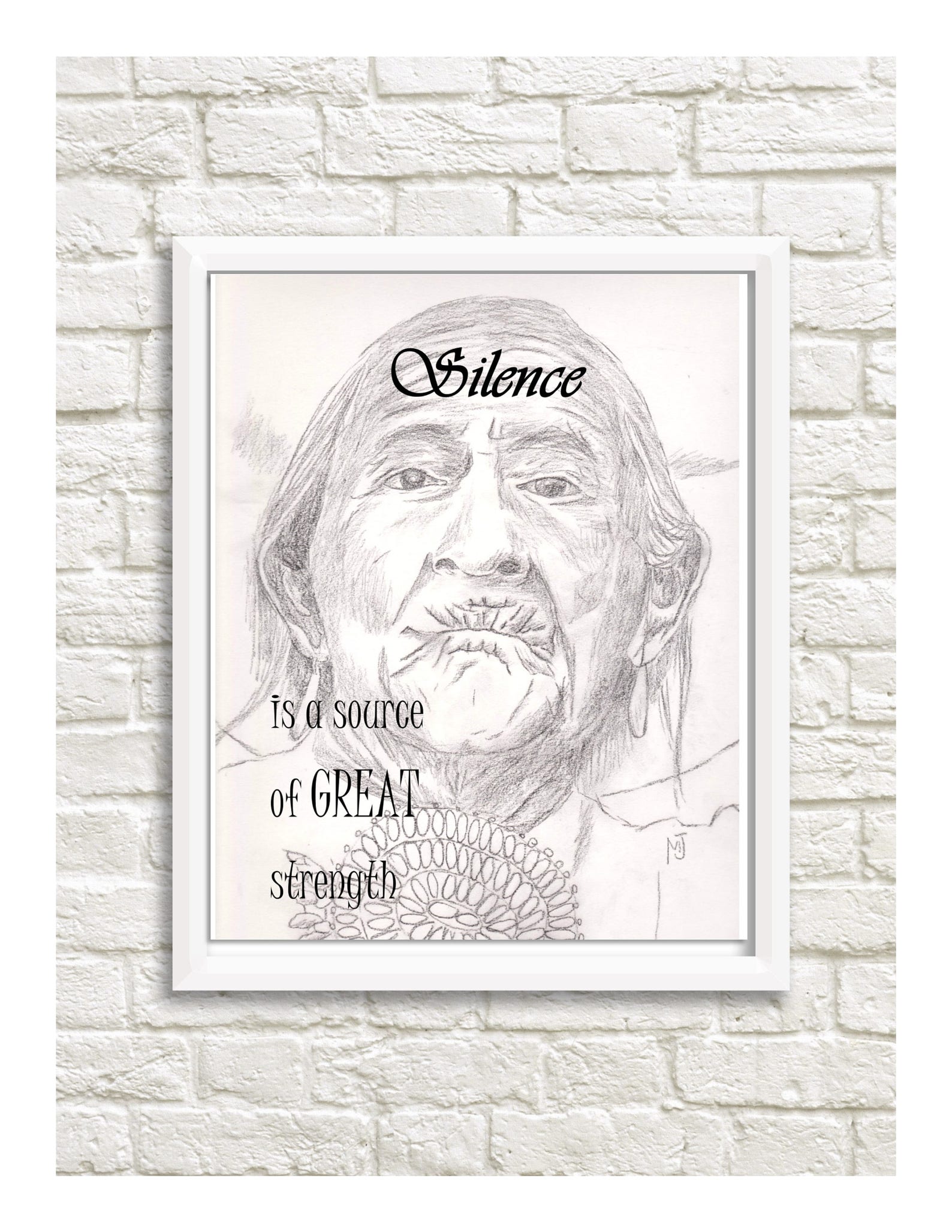 Inspirational Poster "silence...." - Digital Download - Etsy
