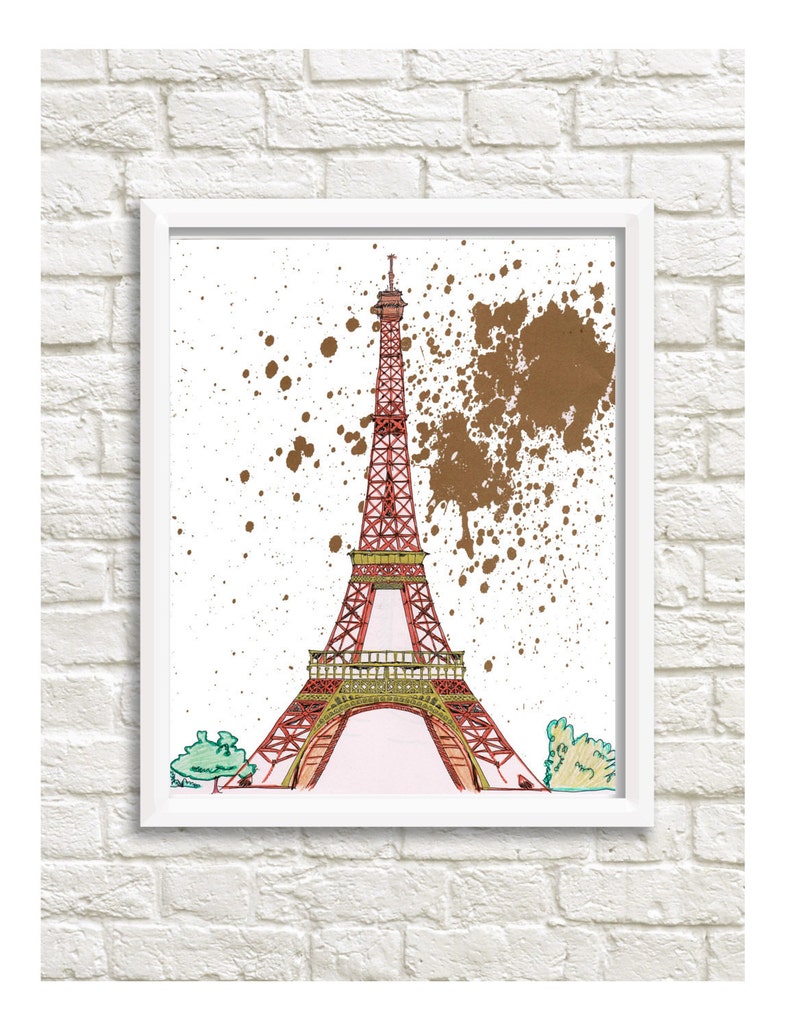 Eiffel Tower Design - Digital Download - Etsy