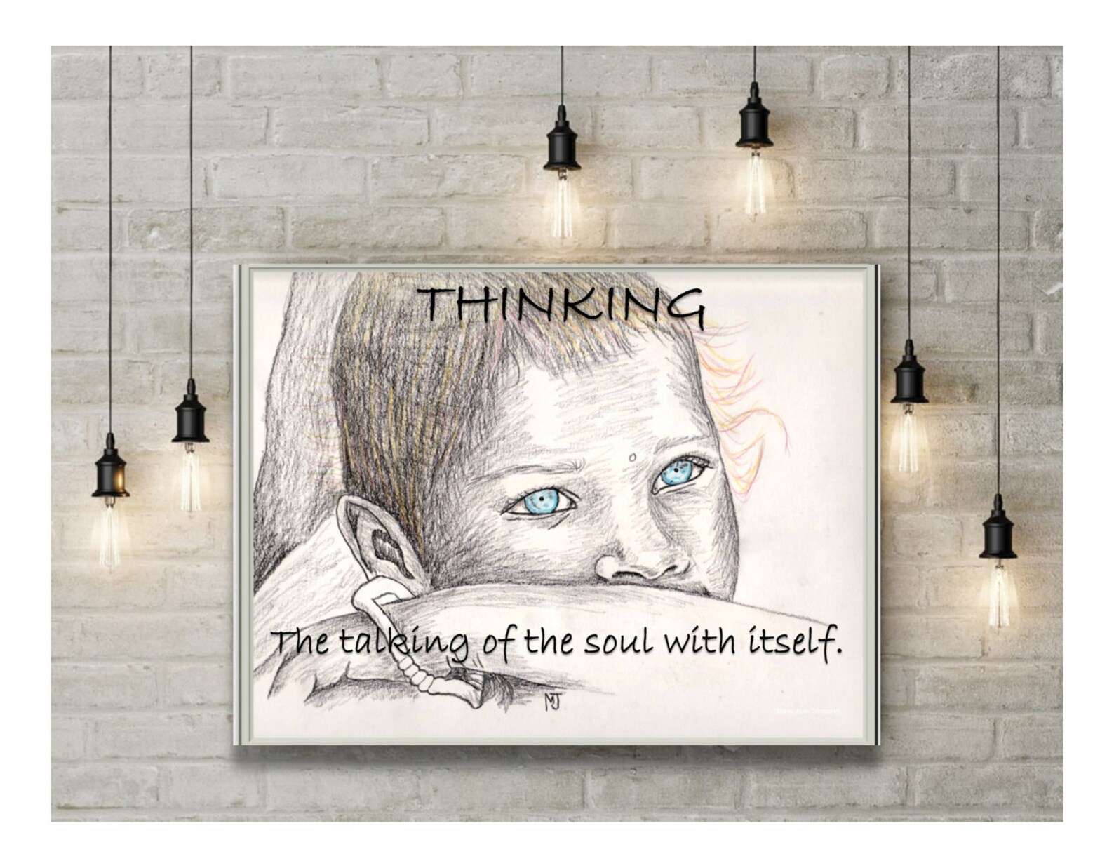 Inspirational Poster "thinking" - Digital Download - Etsy