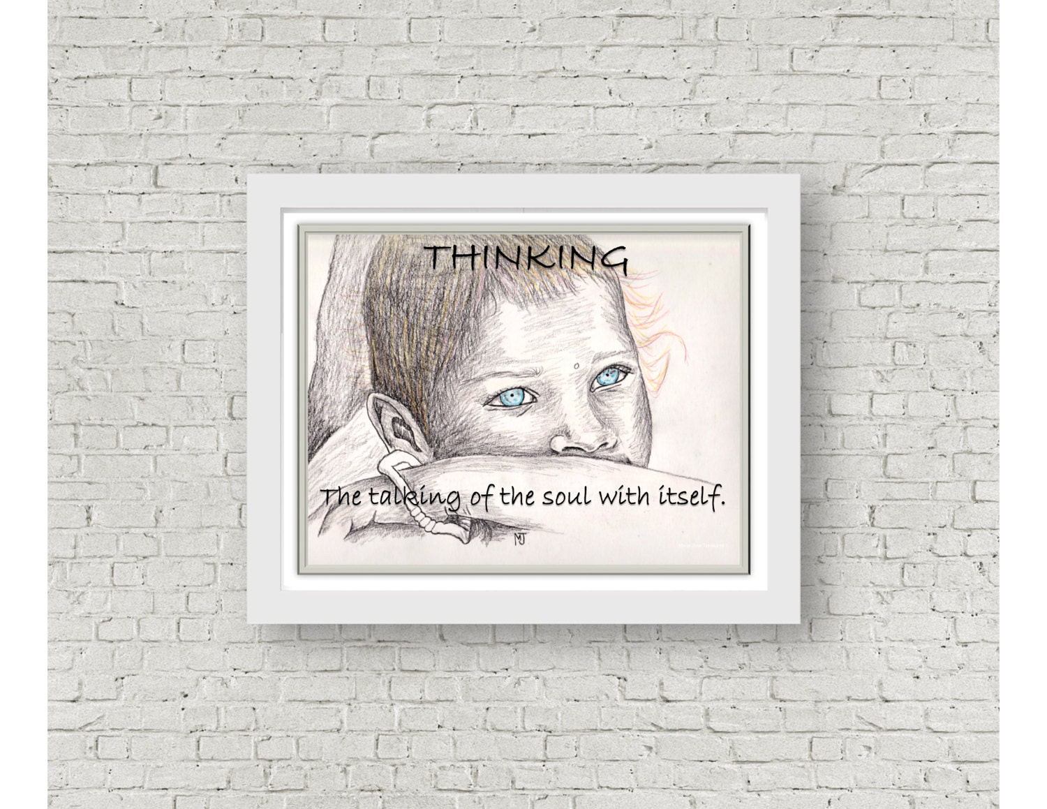Inspirational Poster "thinking" - Digital Download - Etsy
