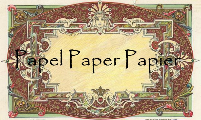 Vintage Blank Fancy Labels - Digital Download - Etsy