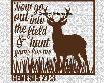 Hunting bible verse | Etsy