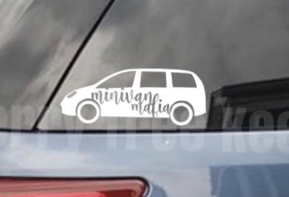 Minivan Mafia Car Decal Funny Decal Decal for Car Truck | Etsy