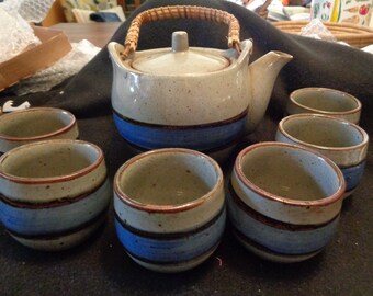 Stoneware Tea Set | Etsy