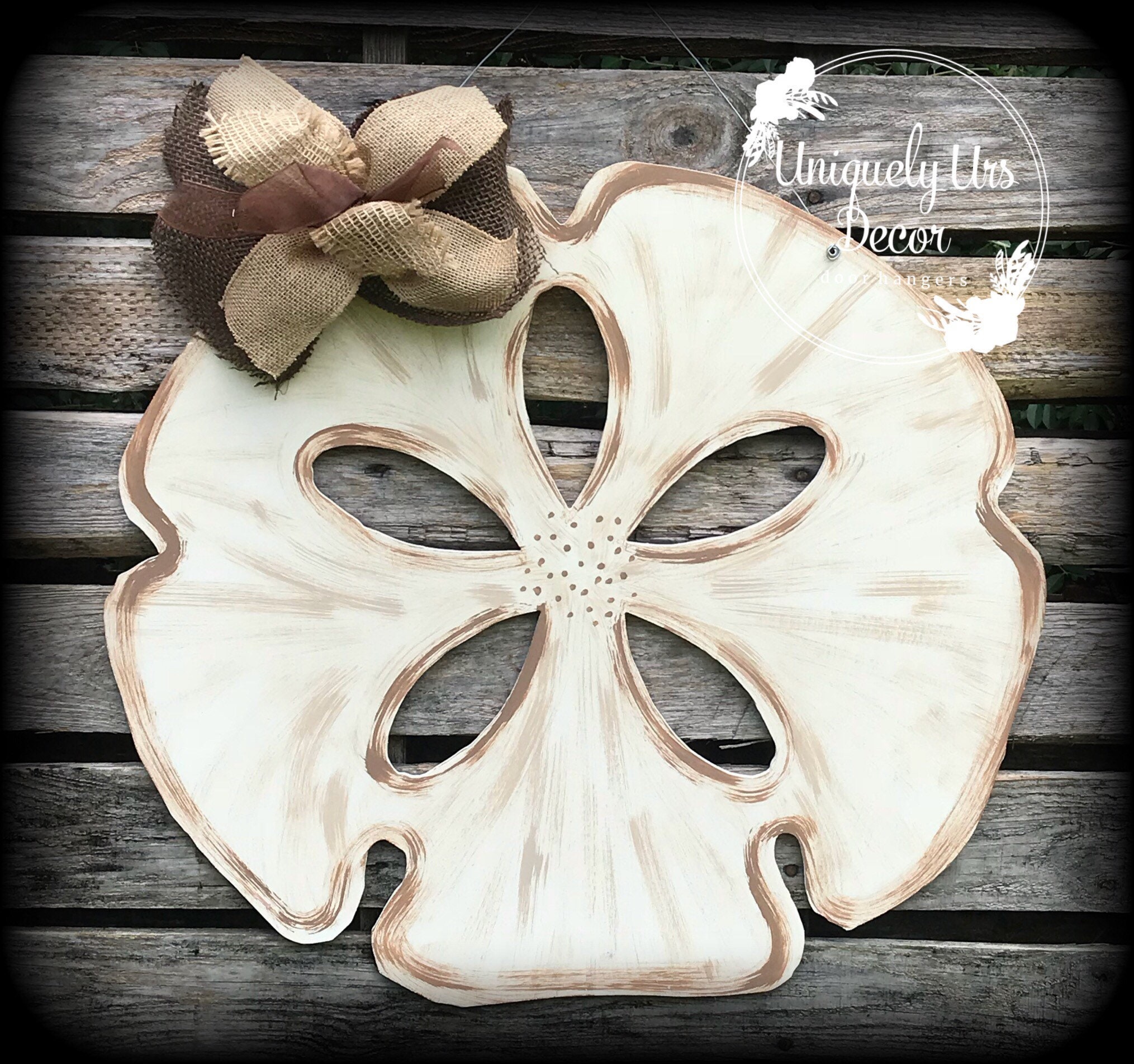 Sand Dollar Door Hanger Beach Door Hanger Door Hanger - Etsy