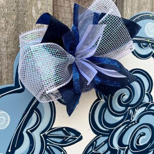 Chinoiserie Welcome Door Hanger, Door Hanger, Welcome Sign - Etsy
