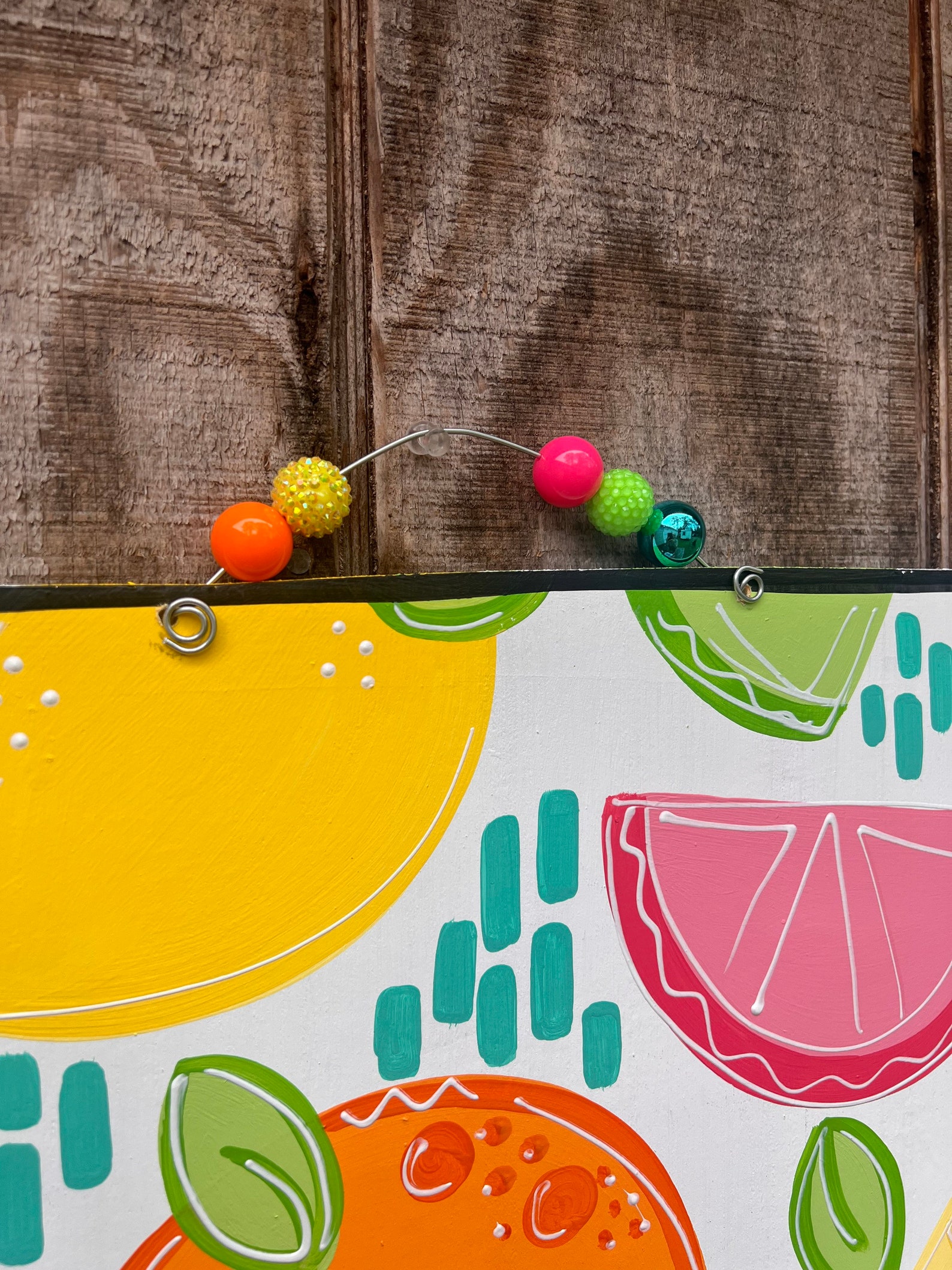 Lemon Door Hanger, Fruit Door Hanger, Door Hanger, Summer Door Hanger ...