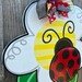 Spring Door Hanger, Door Hanger, Ladybug Door Hanger - Etsy