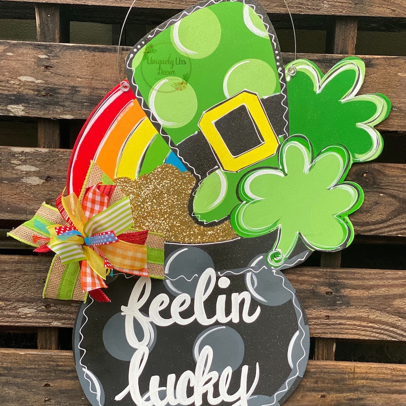 St Patrick Day Door Decor - Etsy