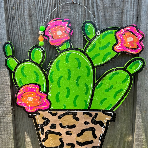 Cactus Door Hanger - Etsy