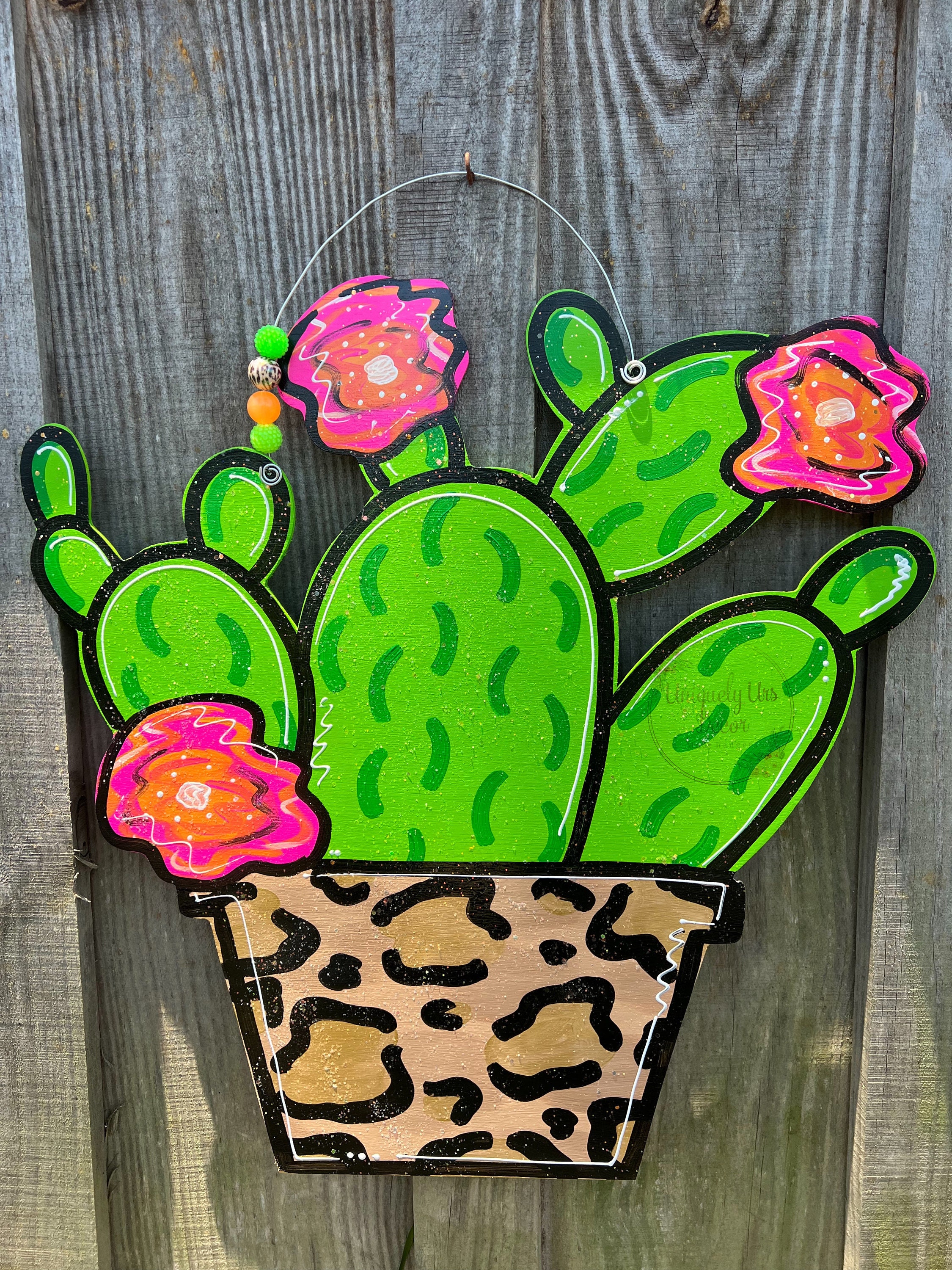 Cactus Door Hanger, Door Hanger - Etsy