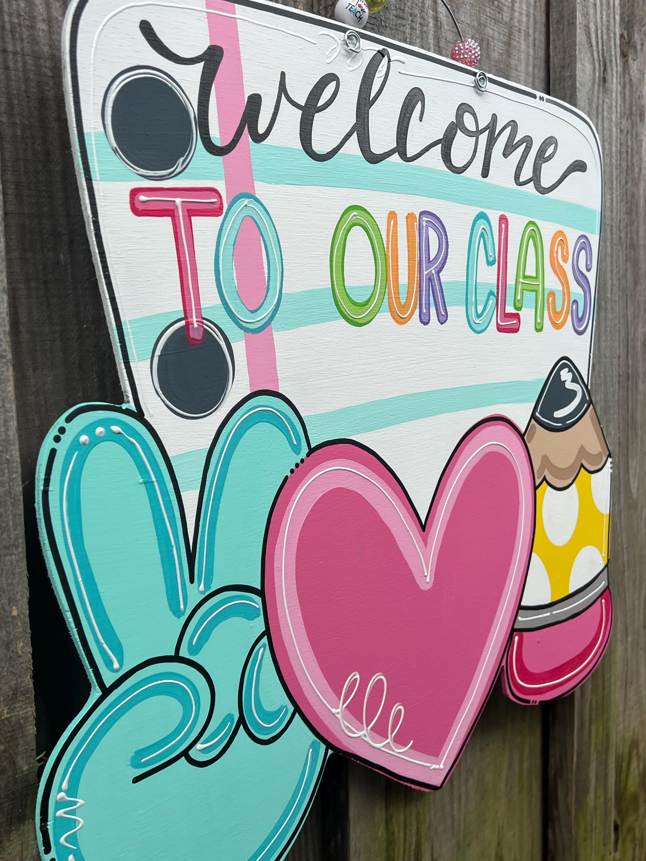 Classroom Door Hanger, Teacher Door Hanger, Door Hanger - Etsy