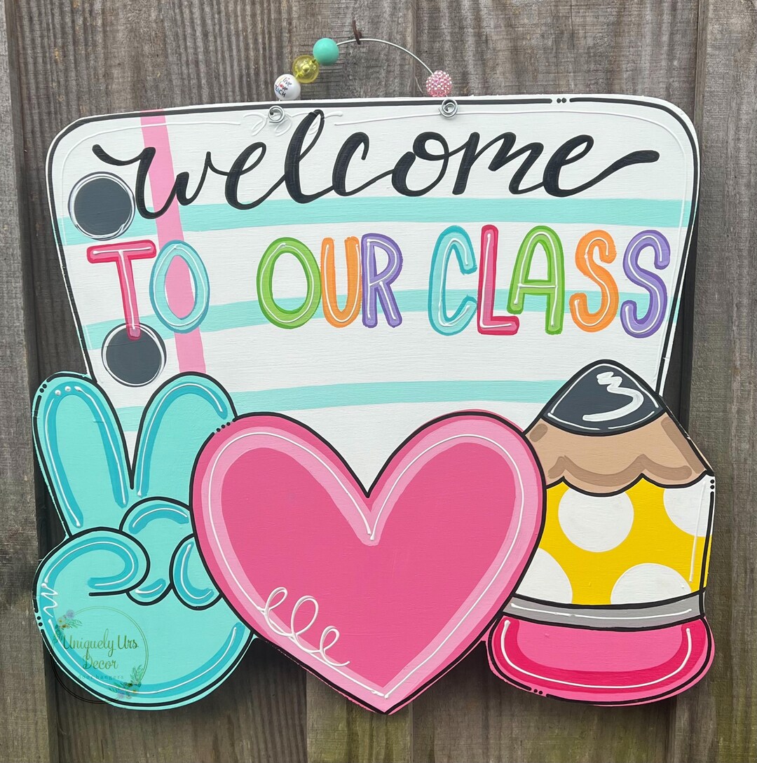 Classroom Door Hanger, Teacher Door Hanger, Door Hanger - Etsy