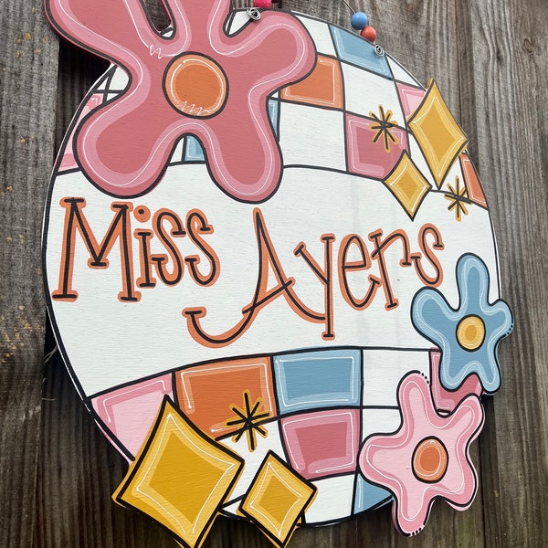 Teacher Door Hanger - Etsy