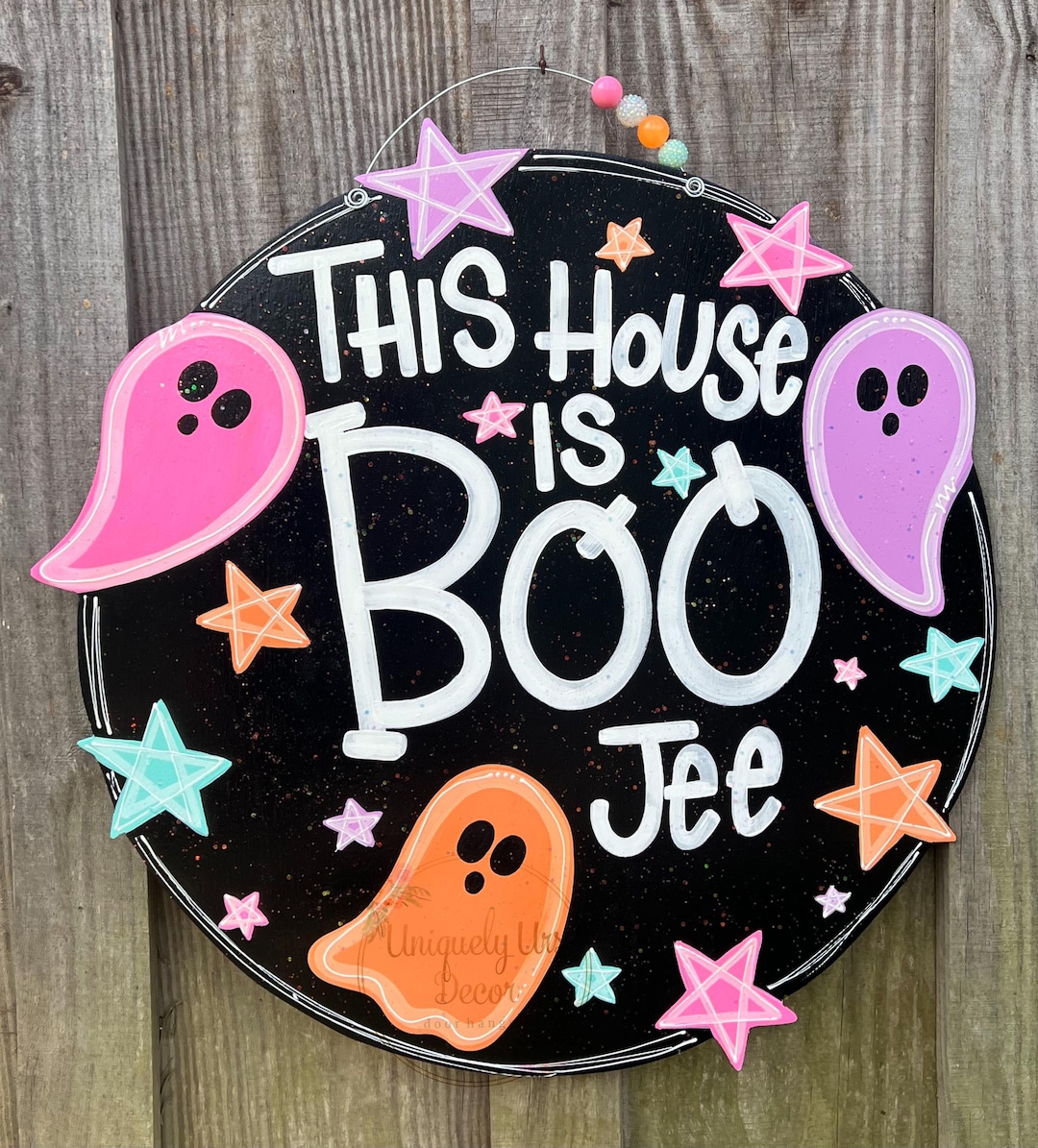 Boo-jee Ghost Door Hanger, Halloween Door Hanger, Door Hanger - Etsy