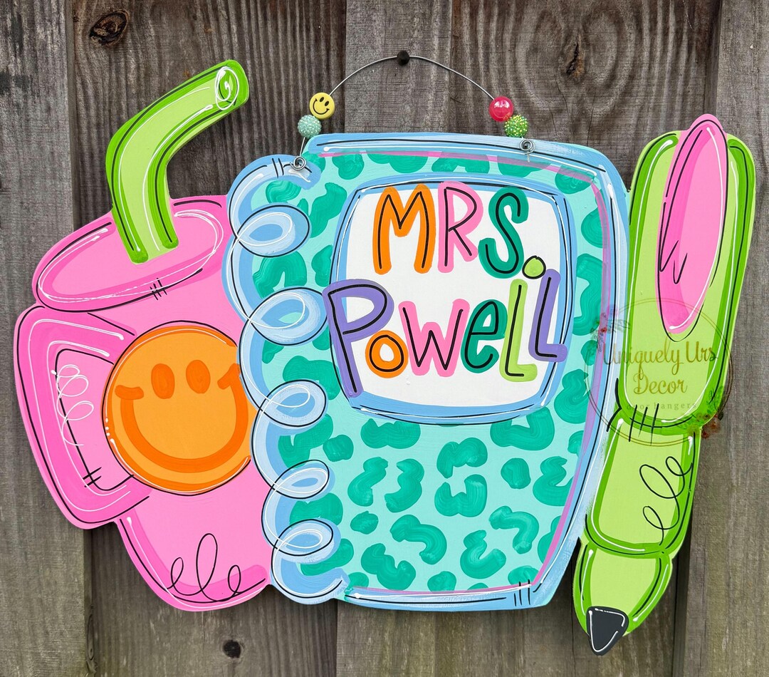 Classroom Door Hanger, Teacher Door Hanger, Door Hanger - Etsy