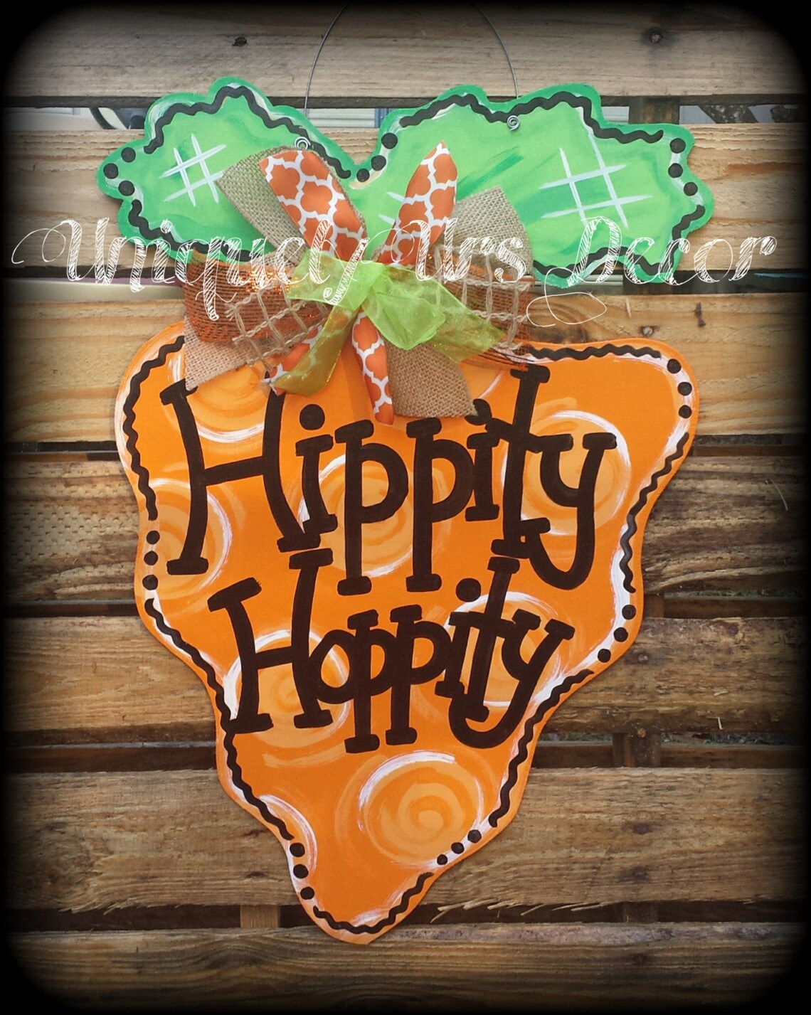 Carrot Door Hanger Easter Door Hanger Door Hanger Spring - Etsy