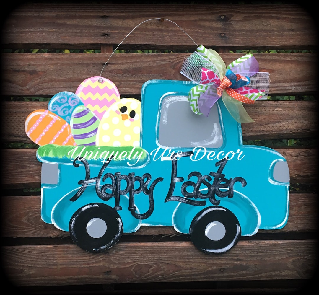 Easter Truck Door Hanger Truck Door Hanger Easter Door - Etsy